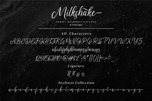 Milkshake Script Font - hanzelspace.com