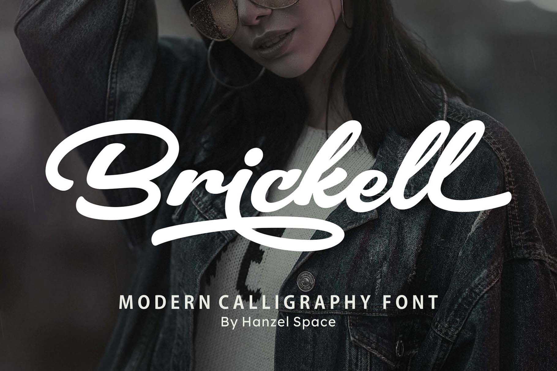 Brickell - Modern Calligraphy Font - Hanzel Space Studio